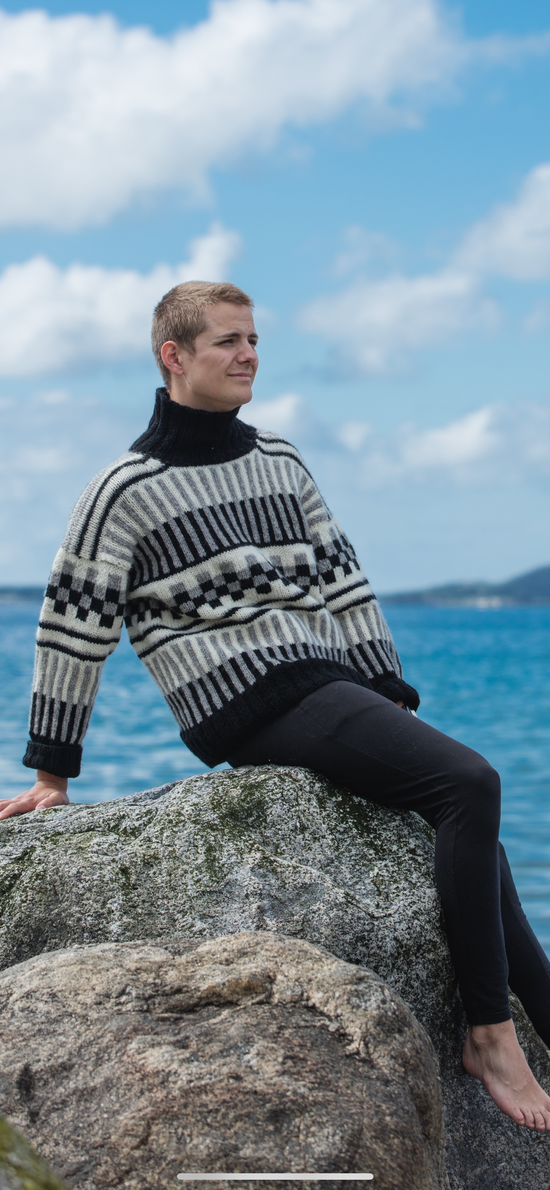 Simone sweater - norsk – Stine Erikstad Knitwear
