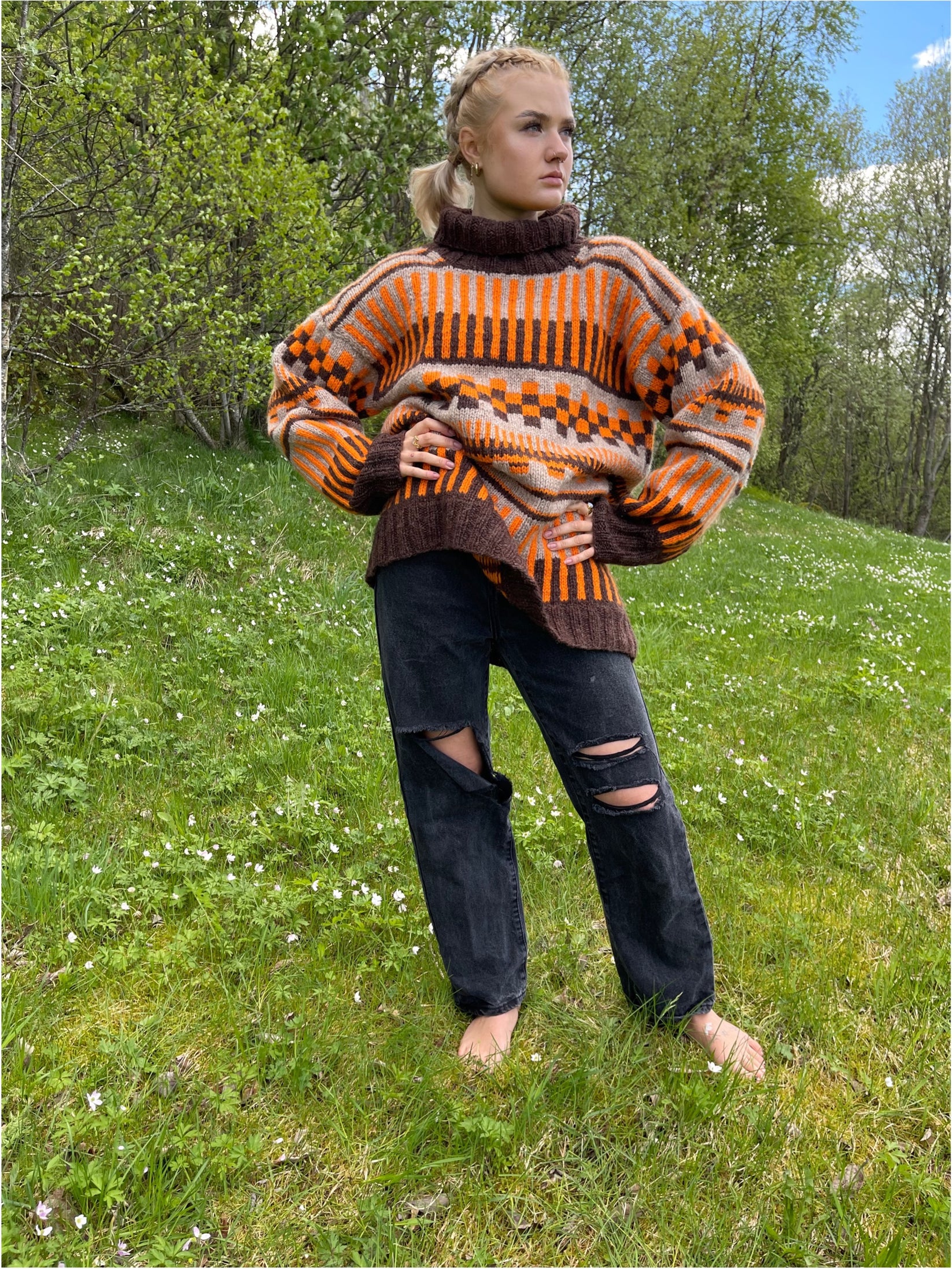 Simone sweater - english – Stine Erikstad Knitwear