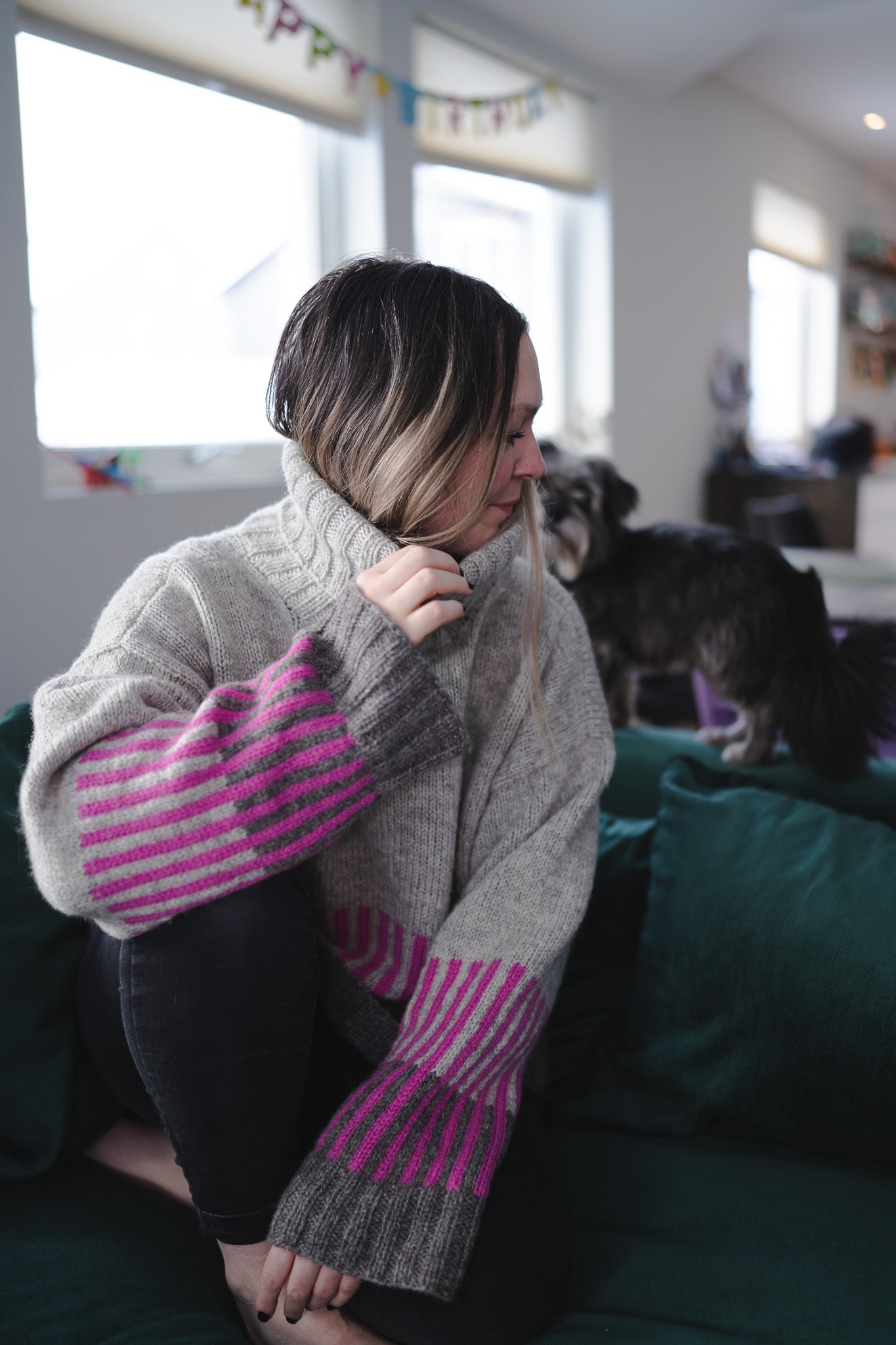 Simone sweater light - English pattern – Stine Erikstad Knitwear