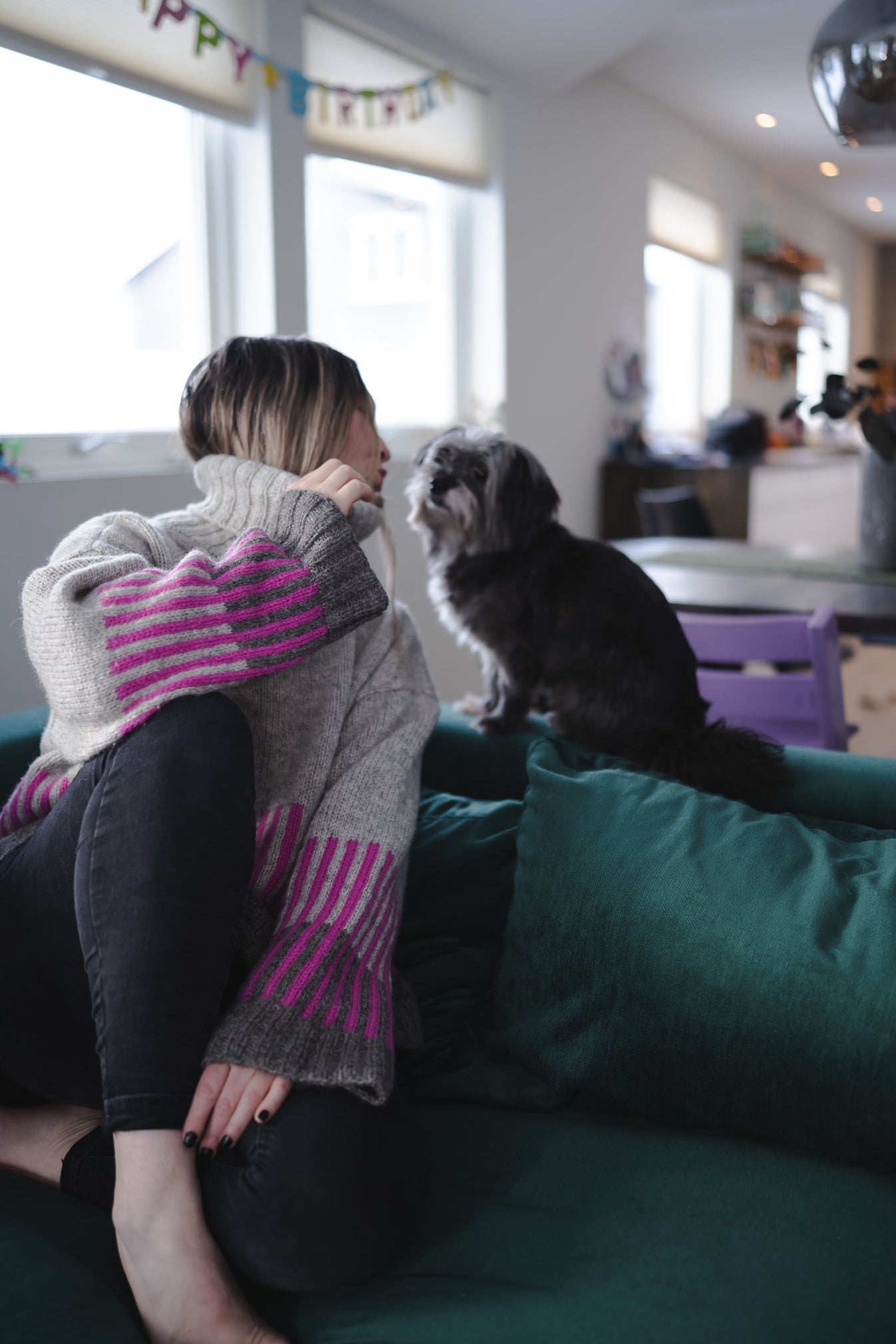 Simone sweater light - English pattern – Stine Erikstad Knitwear