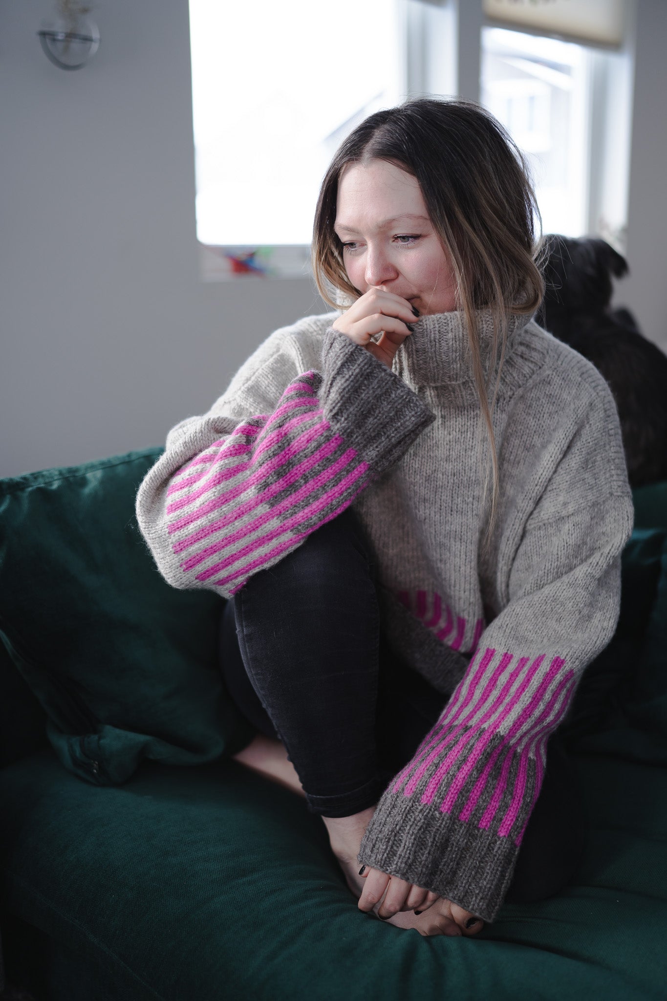 Simone sweater light - English pattern – Stine Erikstad Knitwear