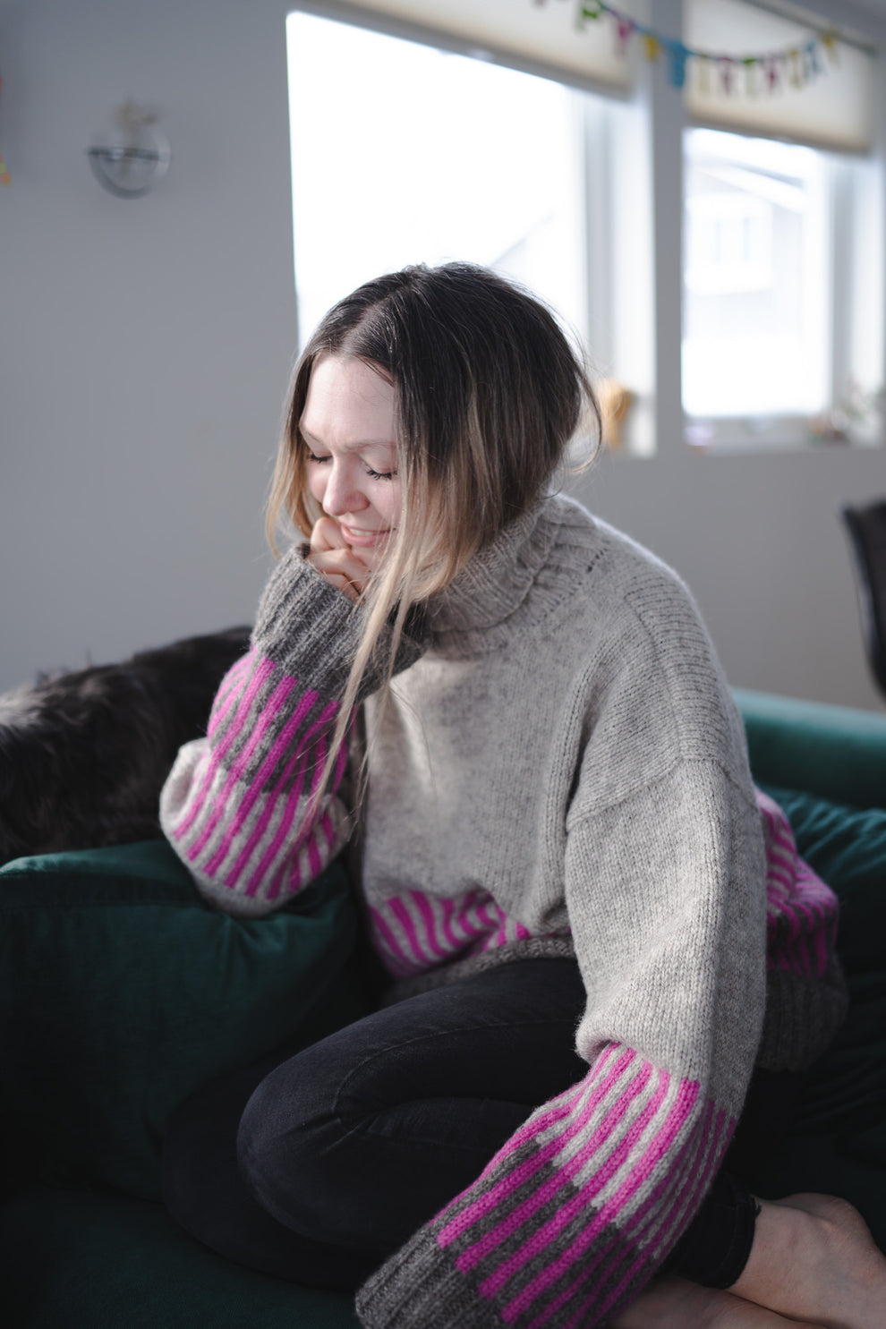 Simone sweater light - English pattern – Stine Erikstad Knitwear