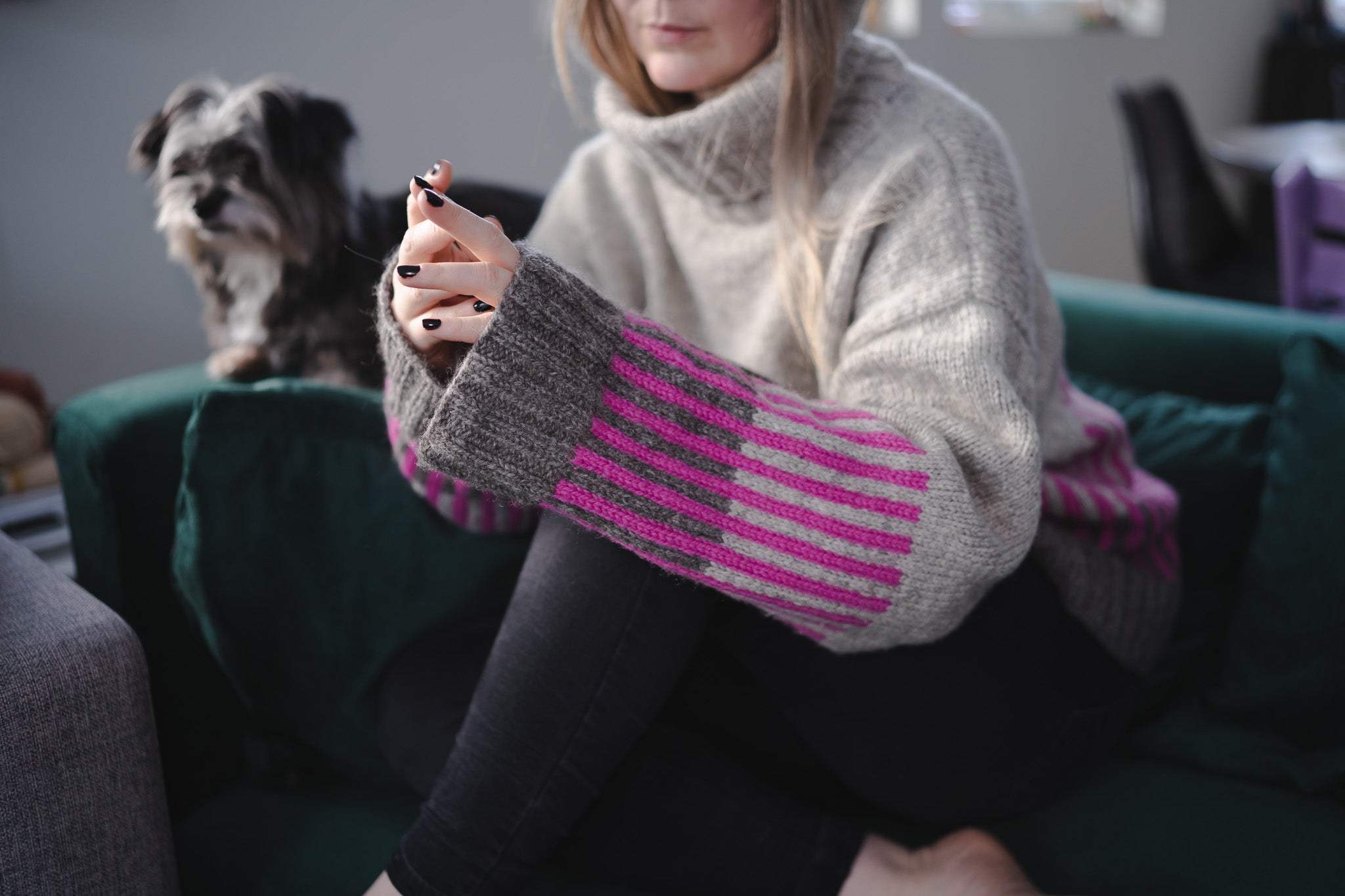 Simone sweater light - English pattern – Stine Erikstad Knitwear